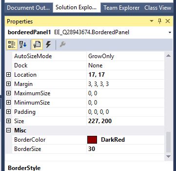Solved: C# Winforms Panel | Experts Exchange