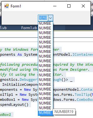 Solved: VB.Net - ComboBox Hover to Show Item | Experts Exchange