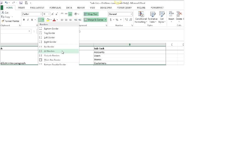 Solved: Excel 2016 - Missing Gridlines Between Cells w/Gray Background ...