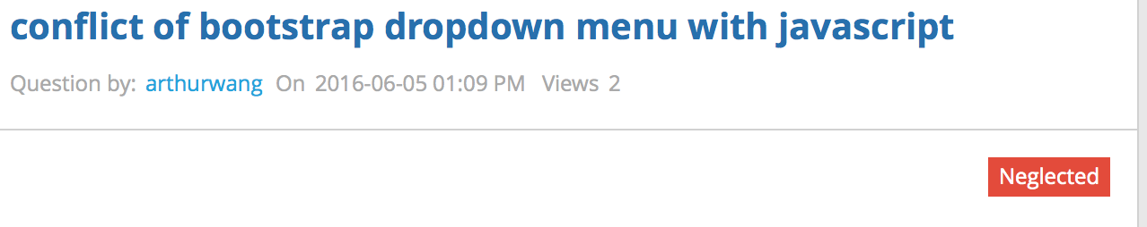 Solved Conflict Of Bootstrap Dropdown Menu With Javascript Experts