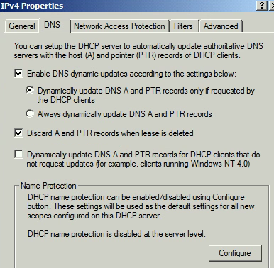 Solved: Some Computers in DHCP server don't show up in DNS Manager in SBS2011 | Experts Exchange