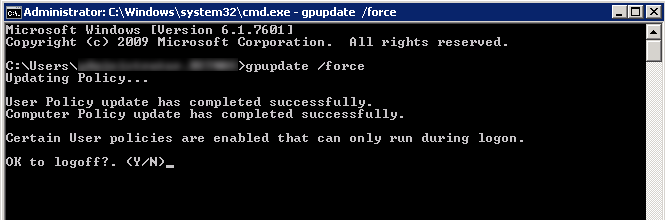 Solved: GPO Computer Policy not updating | Experts Exchange