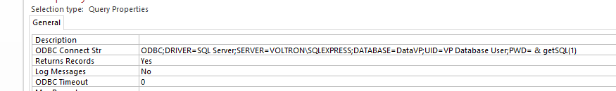 Solved: OCDB Connection string in Pass Through query | Experts Exchange
