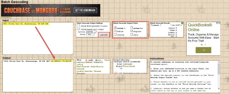 Excel calculate distance between 2 zip codes Solutions | Experts Exchange