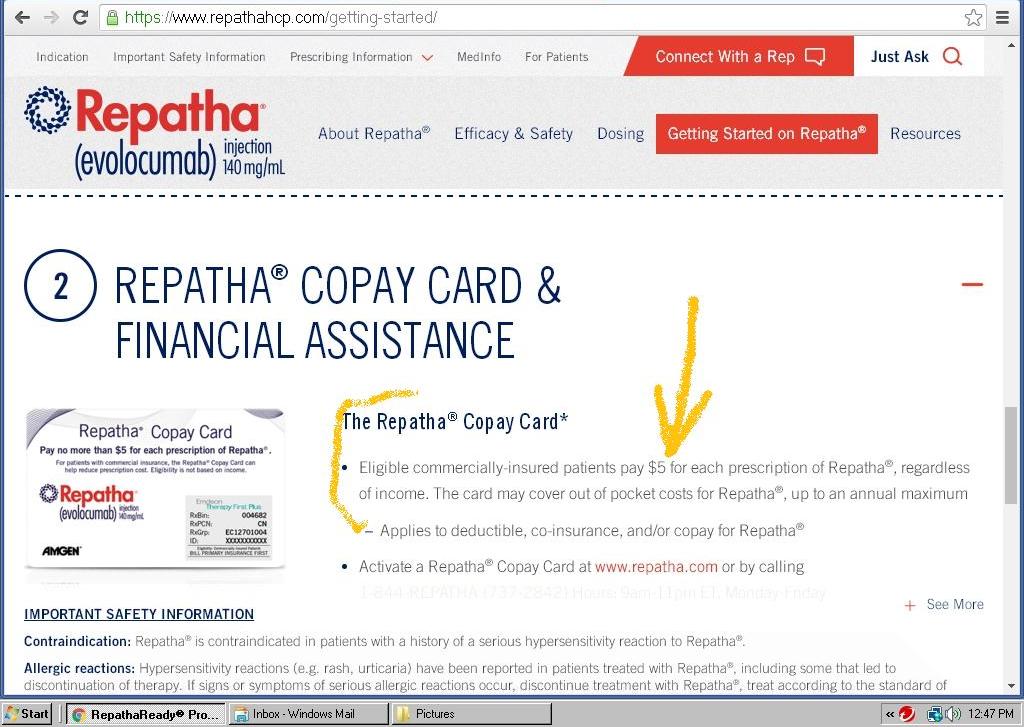 Repatha drug prices Solutions | Experts Exchange