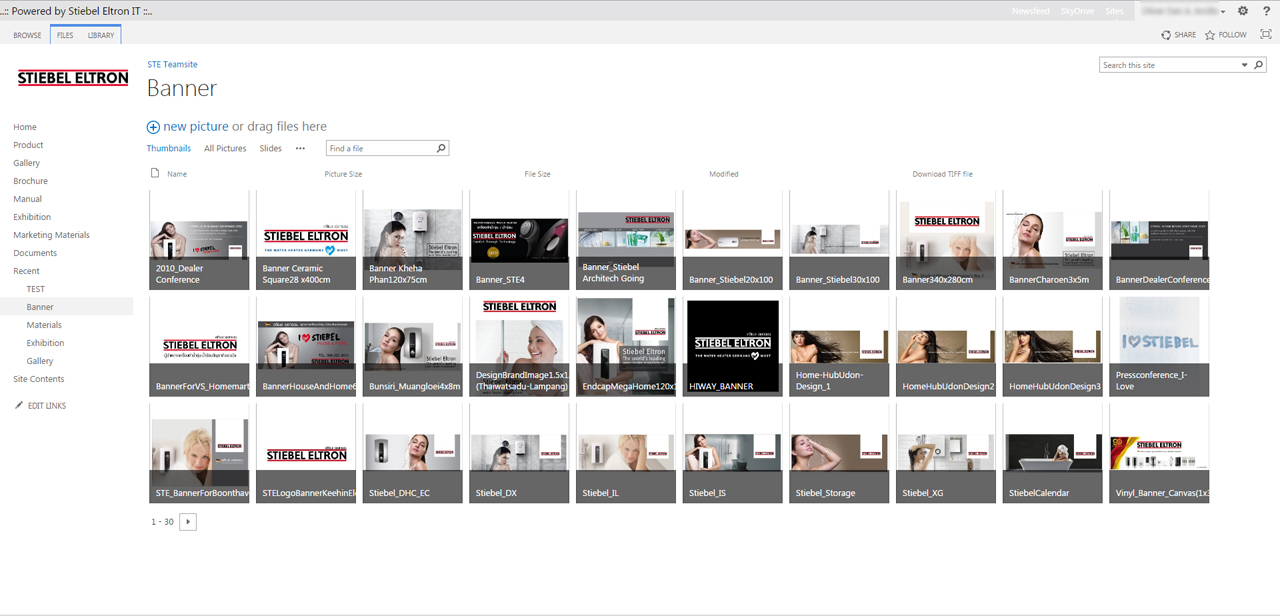 Solved: How to attached SharePoint 2013 Picture Library to other site? | Experts Exchange