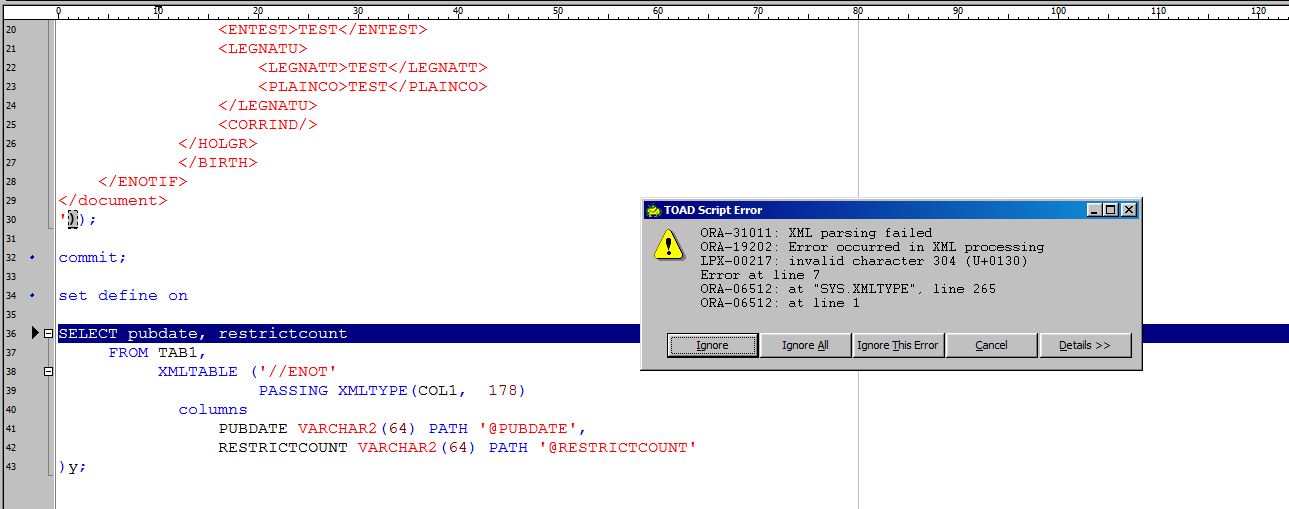 Solved: Converting BLOB to XMLTYPE | Experts Exchange