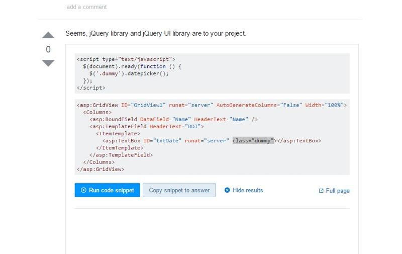 Solved: JQuery Date Time picker not showing | Experts Exchange