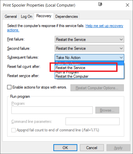 Solved: Need to have the print spooler service in windows 10 restart ...