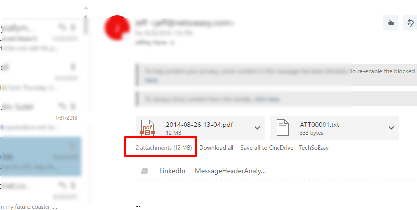 View Message Size in Office 365 Outlook Webmail Solutions | Experts ...