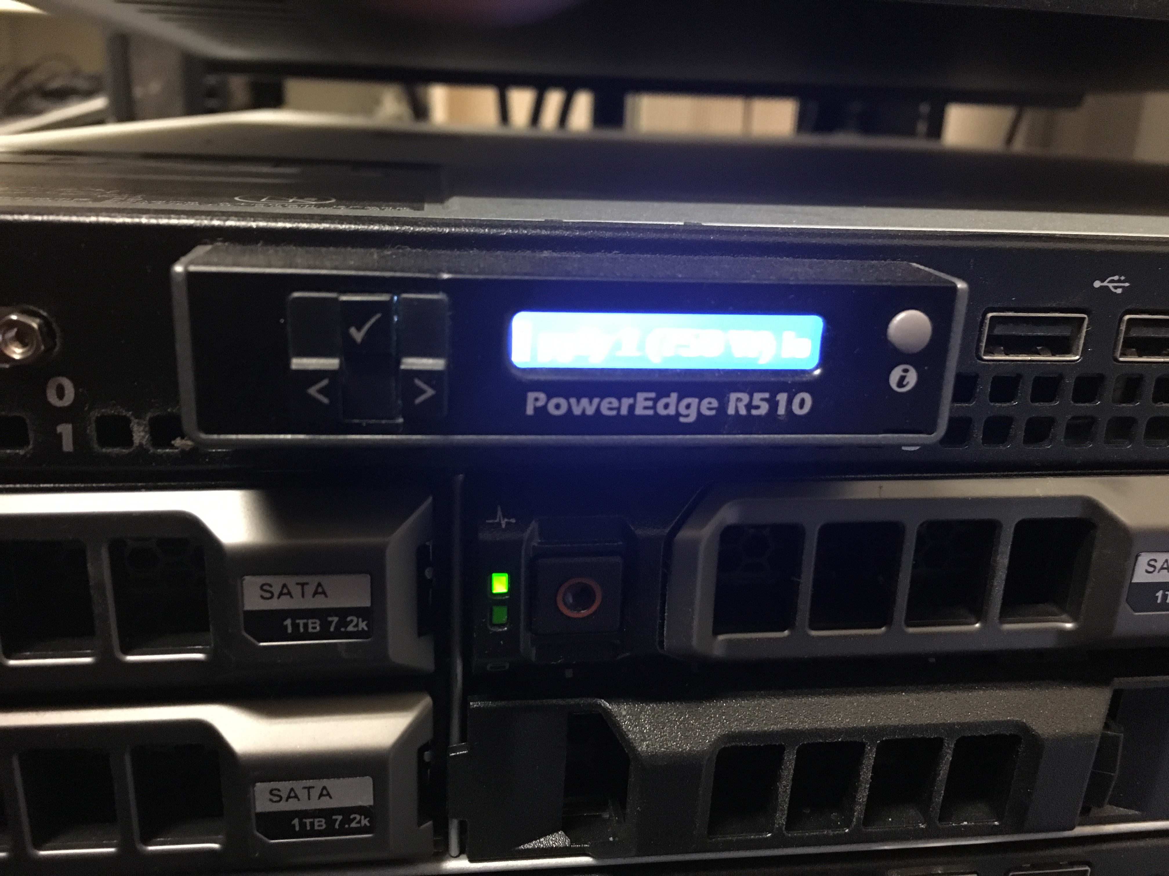 Solved: Dell R510 Poweredge LED Display on front? | Experts Exchange