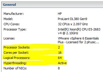 Solved: VMware vNUMA question for SQL Server VM on Intel CPU ? | Experts Exchange