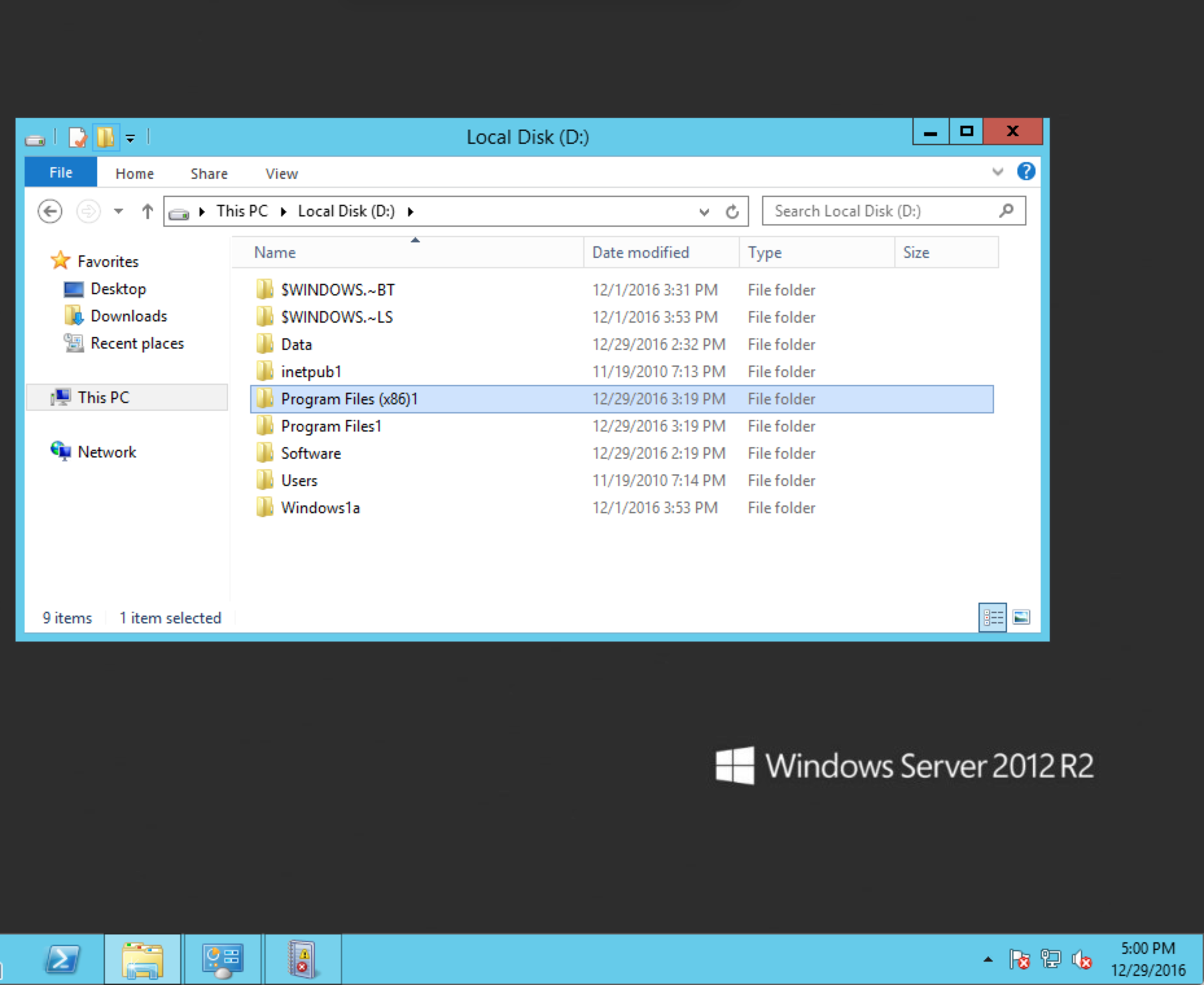 Solved: Unexpected Windows system folders on D drive | Experts Exchange