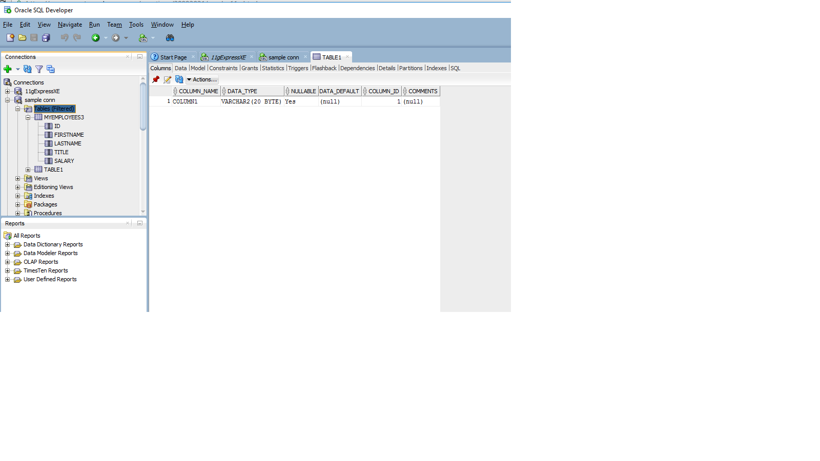 Solved: oracle 11g | Experts Exchange