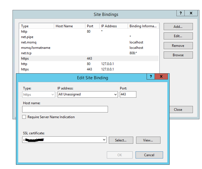 Solved: The name on the security certificate is invalid or does not ...