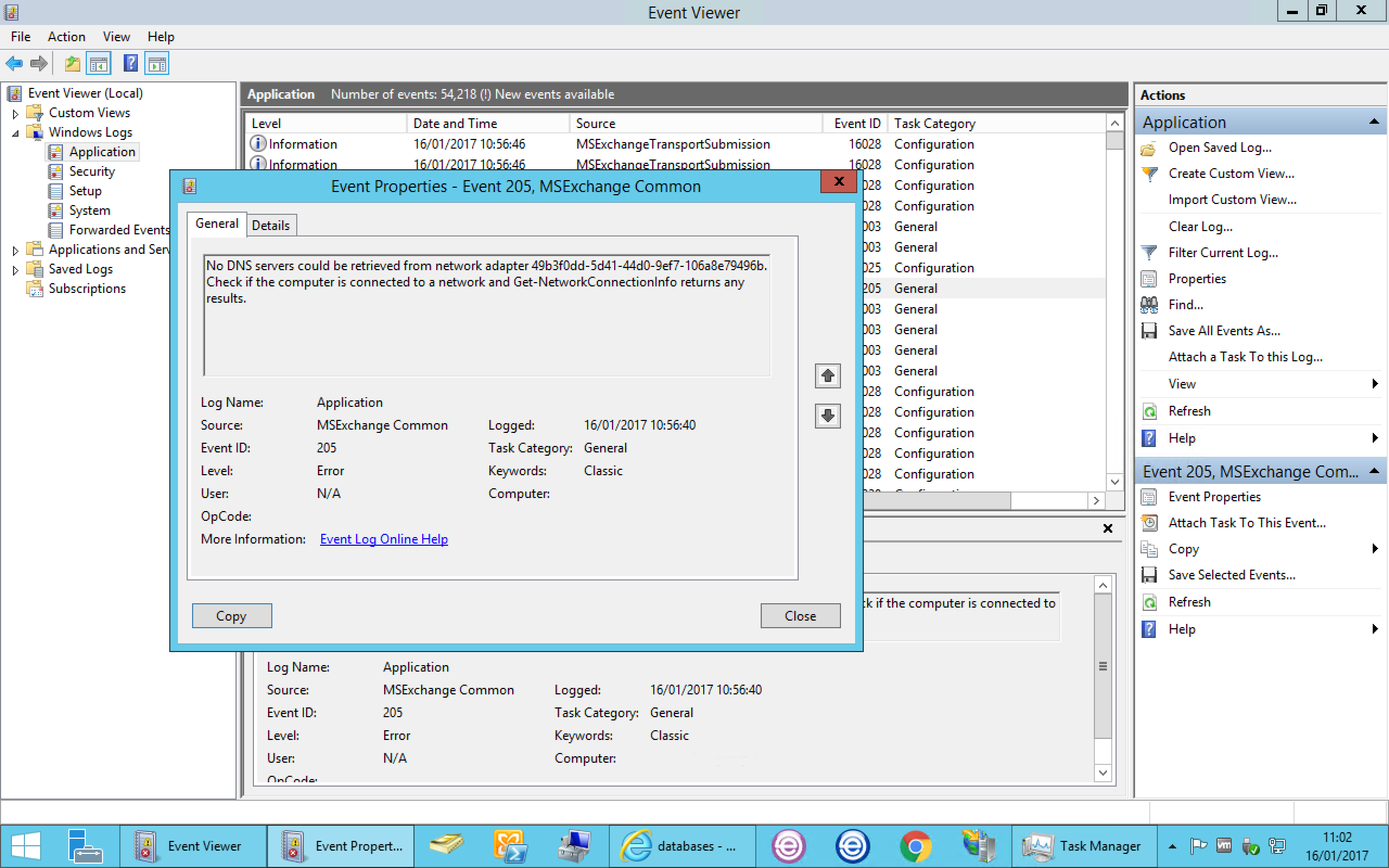 Solved: Exchange 2013 - Events 205 and 16025 re-occuring but mail flow ...