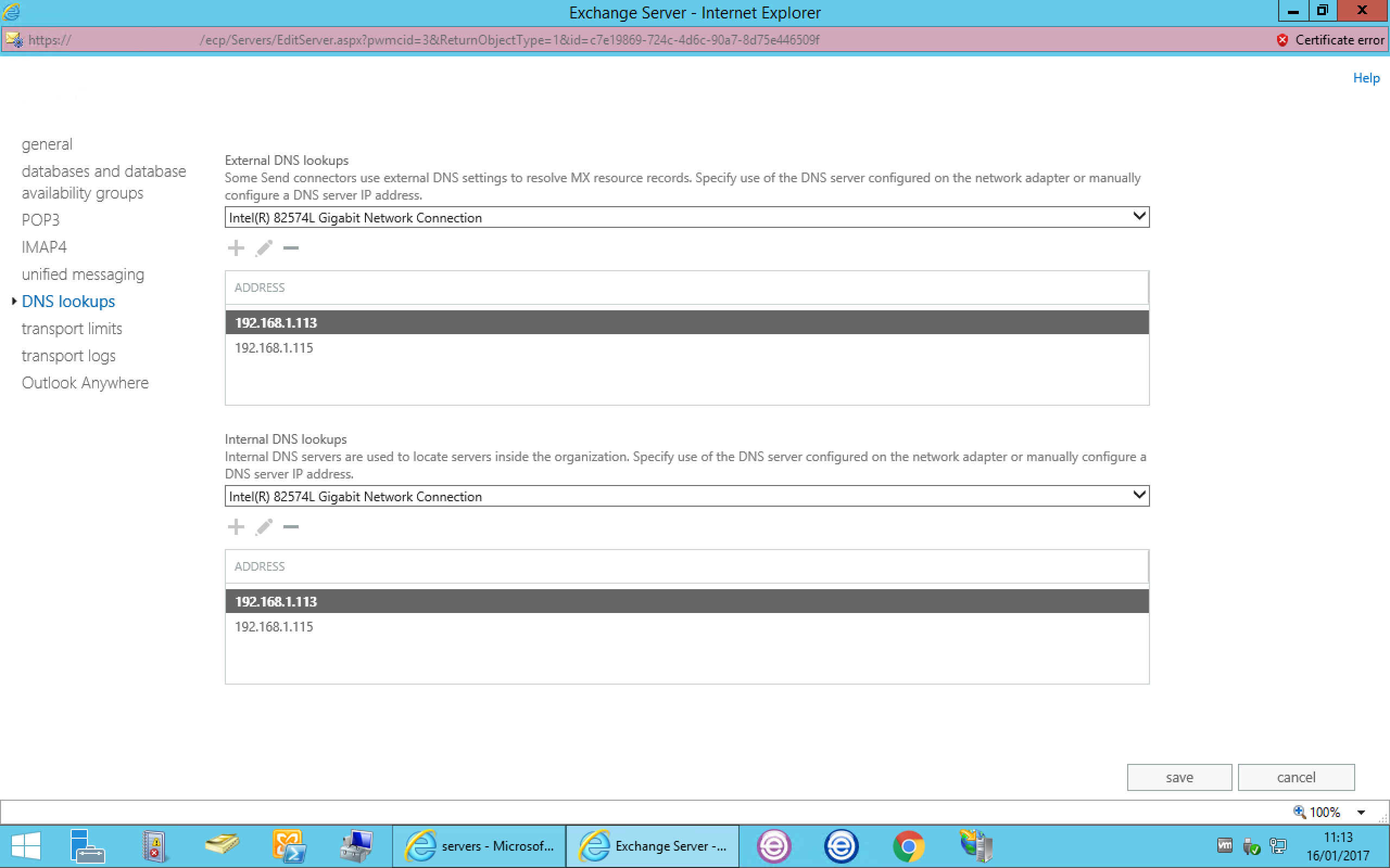 Solved: Exchange 2013 - Events 205 and 16025 re-occuring but mail flow ...