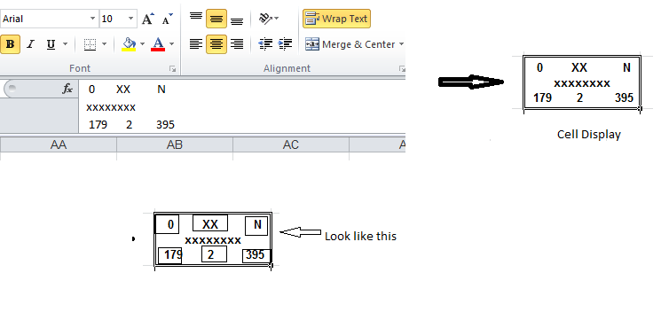Solved Excel Vba Put Borders Around Each Text In A Single Cell Cell Contains Multiple Text