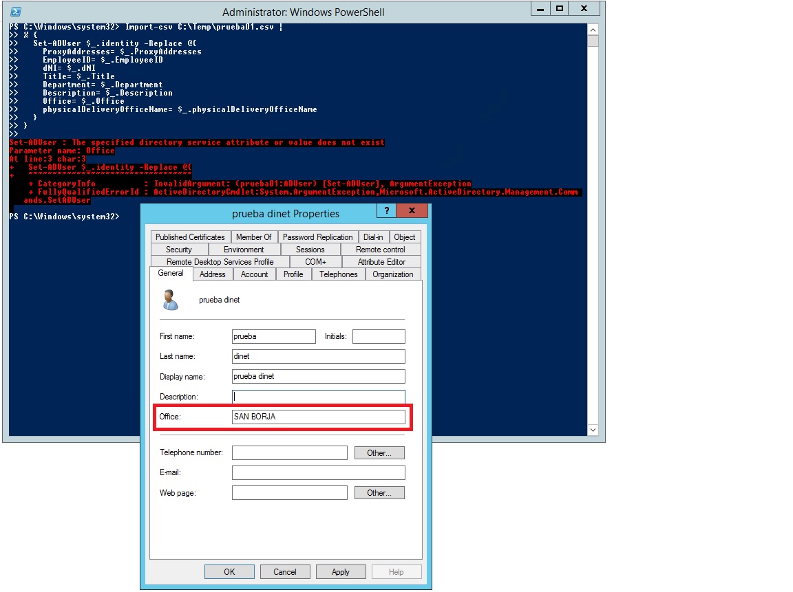 Solved: Import ProxyAddress and other fields | Experts Exchange