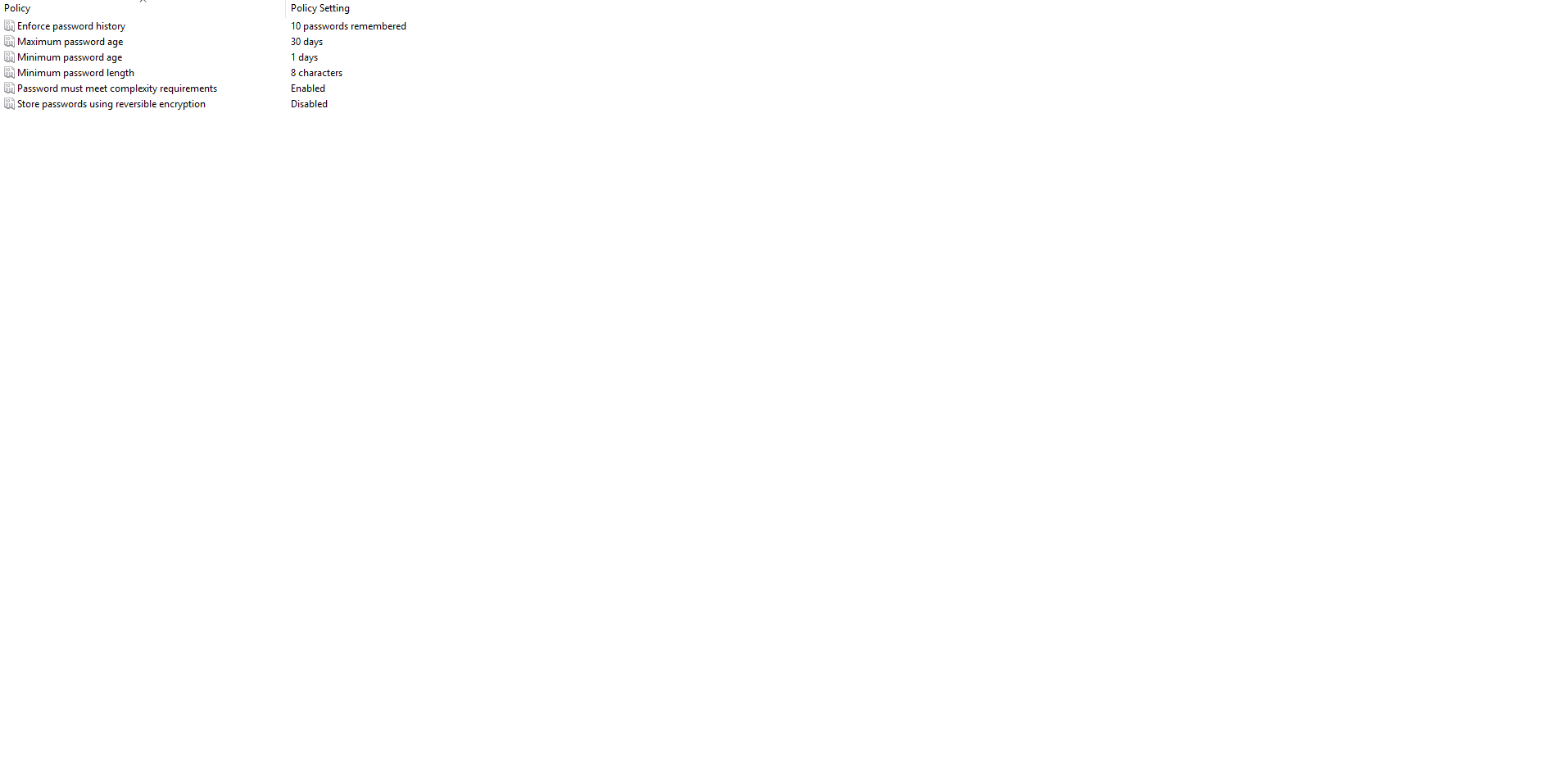 Solved: Password Complexity | Experts Exchange