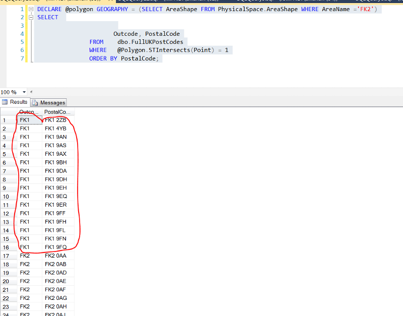 Solved: Help creating a spatial object in SQL Server | Experts Exchange