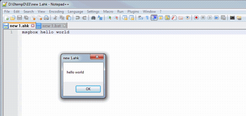 Video How To Add Custom Run Command To Notepad For Autohotkey And Other Programmingscripting