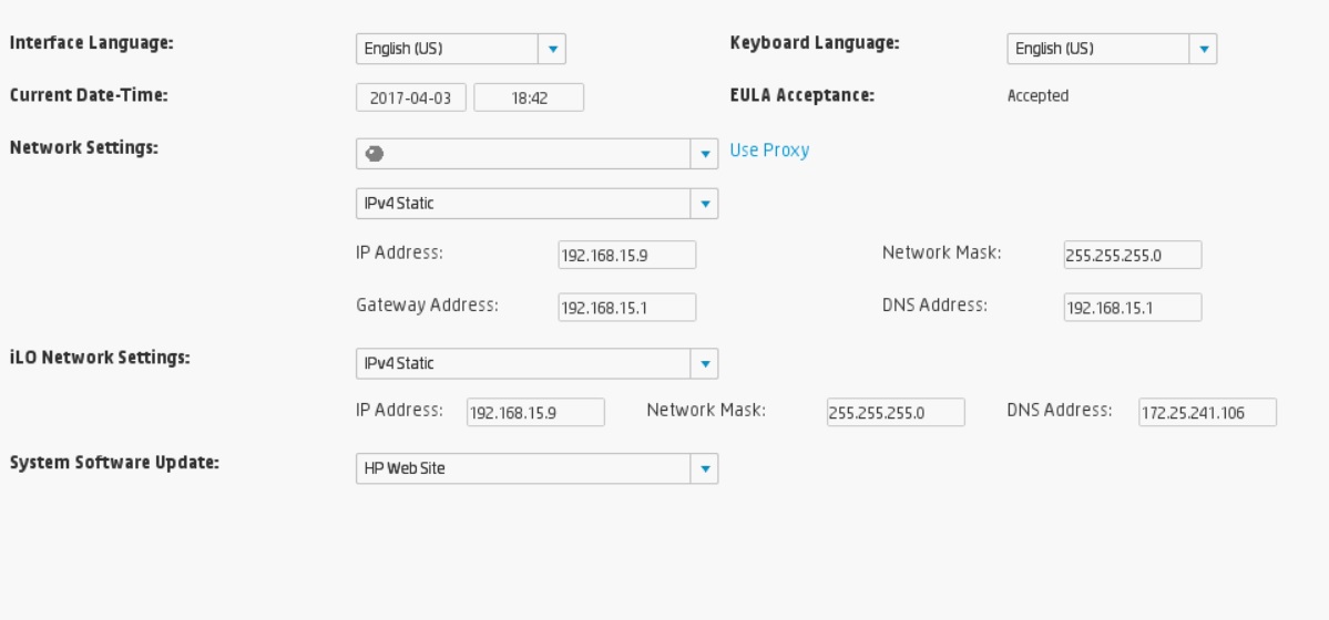 Solved: HP Intelligent provisioning - nees to update firmware but ...