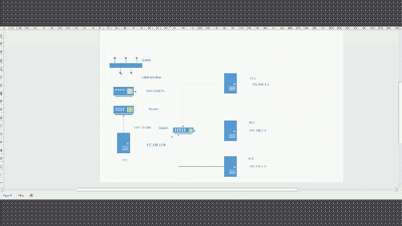 Solved: line jumper in Visio 2017 | Experts Exchange