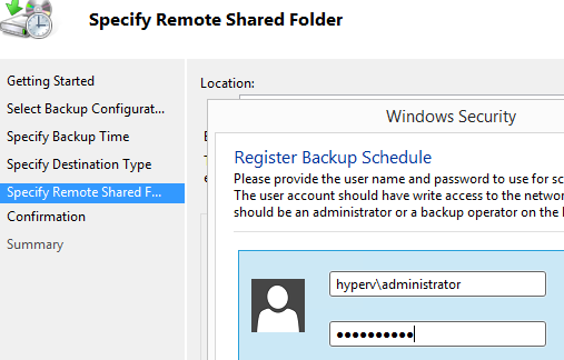 Solved: Can't create Windows Server Backup on a Remote Share | Experts ...