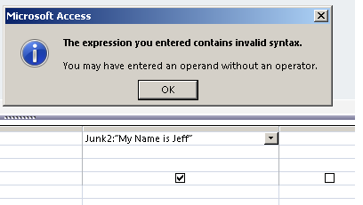Solved: Dcount Expression giving error ". . . contains invalid syntax" | Experts Exchange
