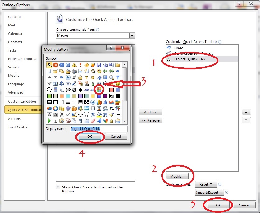 How to set up or push a default Quick click category in Outlook 2010 ...