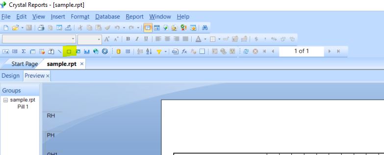 How To Draw Vertical Line In Crystal Report