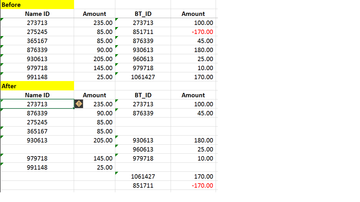 Solved: Recon correction | Experts Exchange
