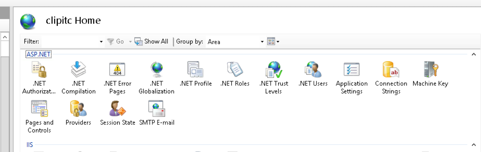 Solved: Asp.net panel is not showing up in IIS8 windows server 2012 | Experts Exchange