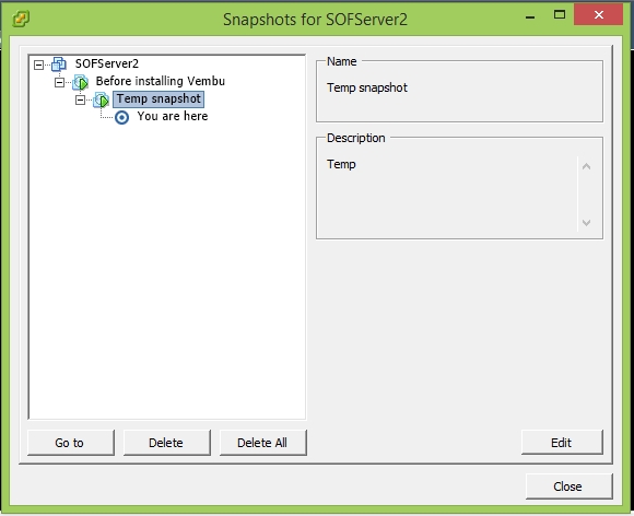 Solved: How to force remove orphaned snapshots in vSphere 6.0 | Experts Exchange