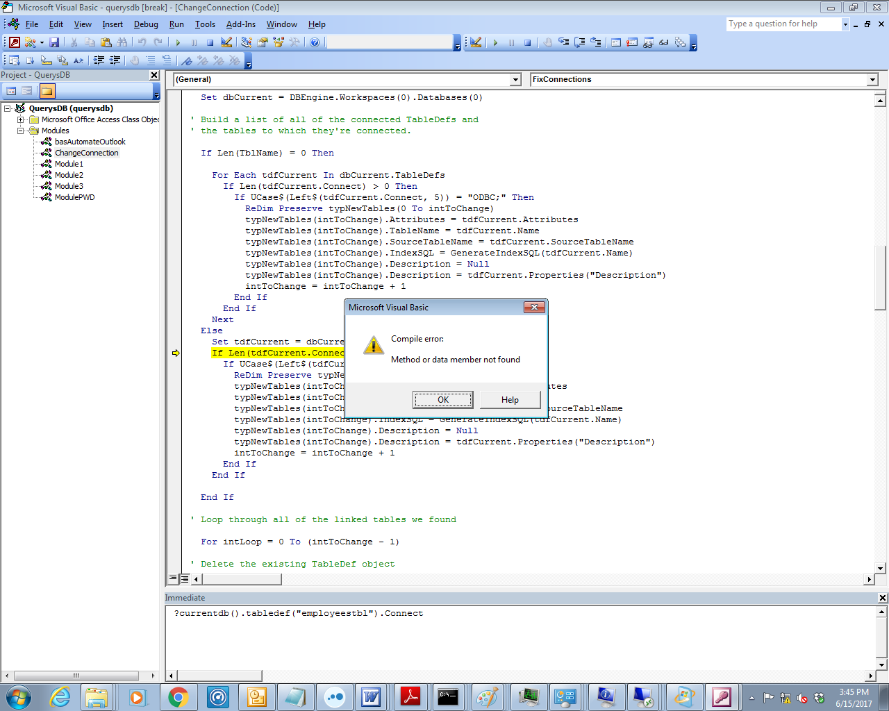 Solved: How to create a DSN file in VBA? | Experts Exchange