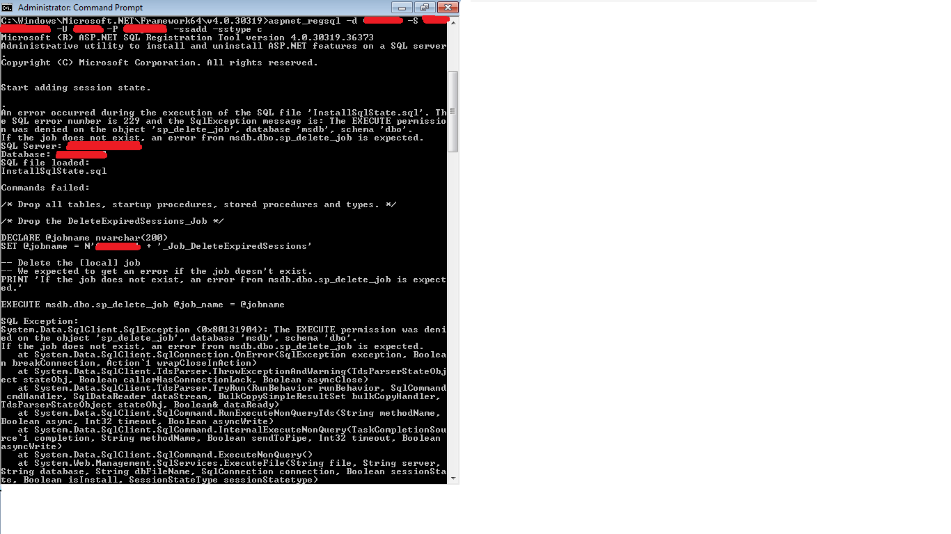 Solved: Cannot open database Solved: Cannot open database