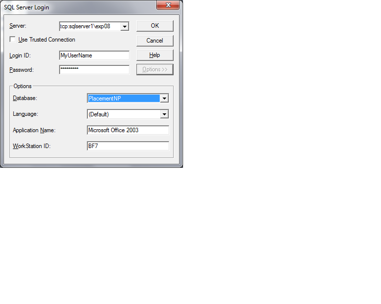 Solved: How to create a DSN file in VBA? | Experts Exchange