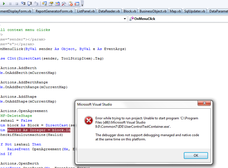 Solved: visual Studio 2008 Error | Experts Exchange