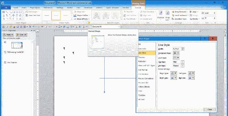 word how to remove arrow Solutions | Experts Exchange