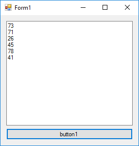 Solved: populate a textbox with 6 random numbers. | Experts Exchange
