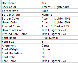 Setting ForeColor in VBA using Named Colors Solutions | Experts Exchange