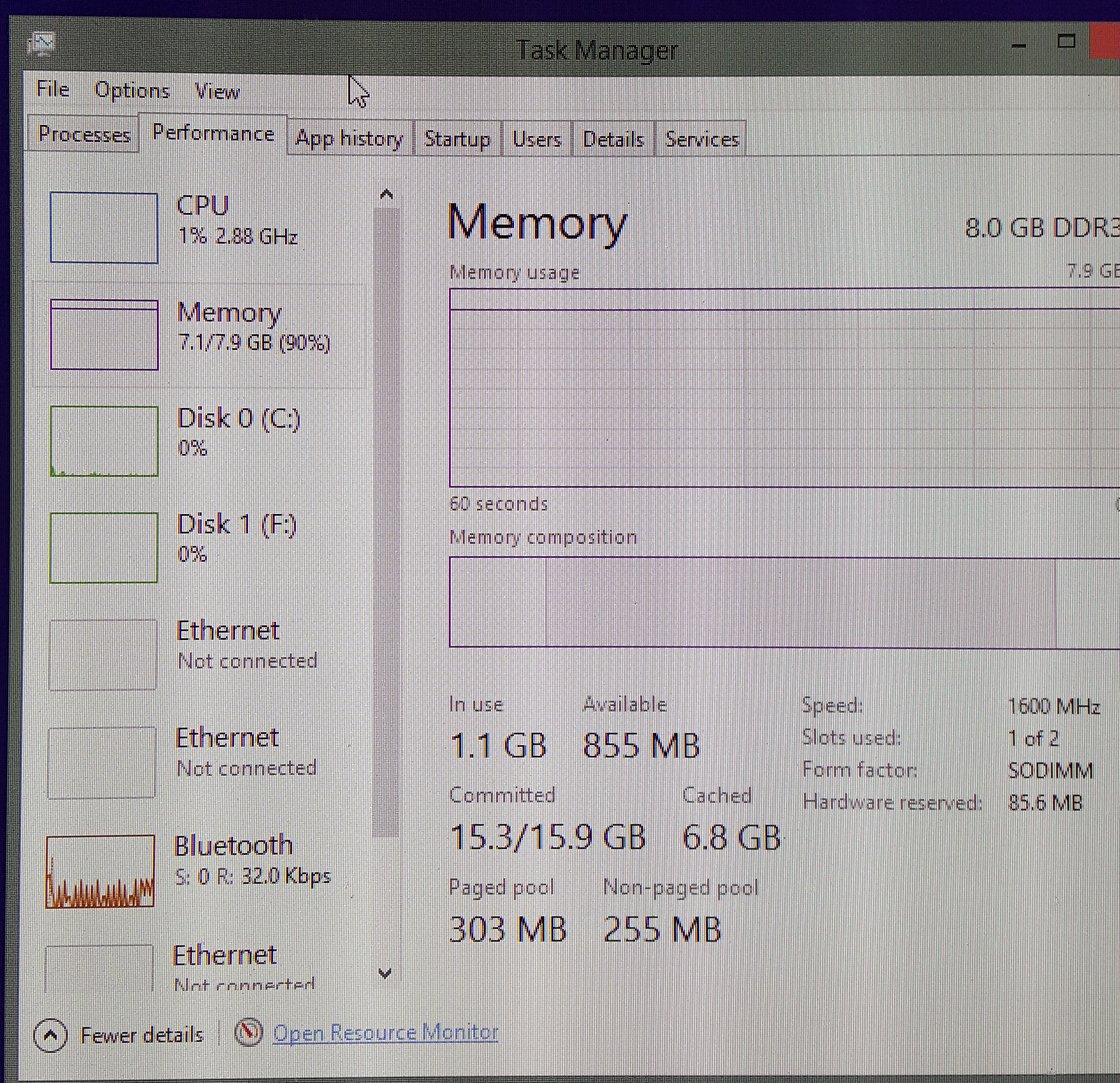 Solved: Windows 8.1 Low Memory notification, high modified memory ...