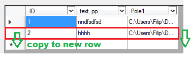 Solved: C# How copy row in datagridview? | Experts Exchange