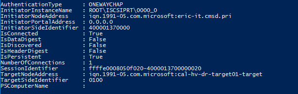 Solved: How Do I Use Powershell To Connect To An iSCSI Target That Requires CHAP | Experts Exchange