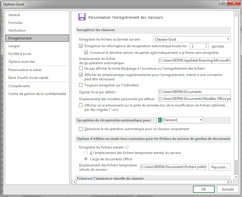 Solved: Excel 2016 autosave not working | Experts Exchange