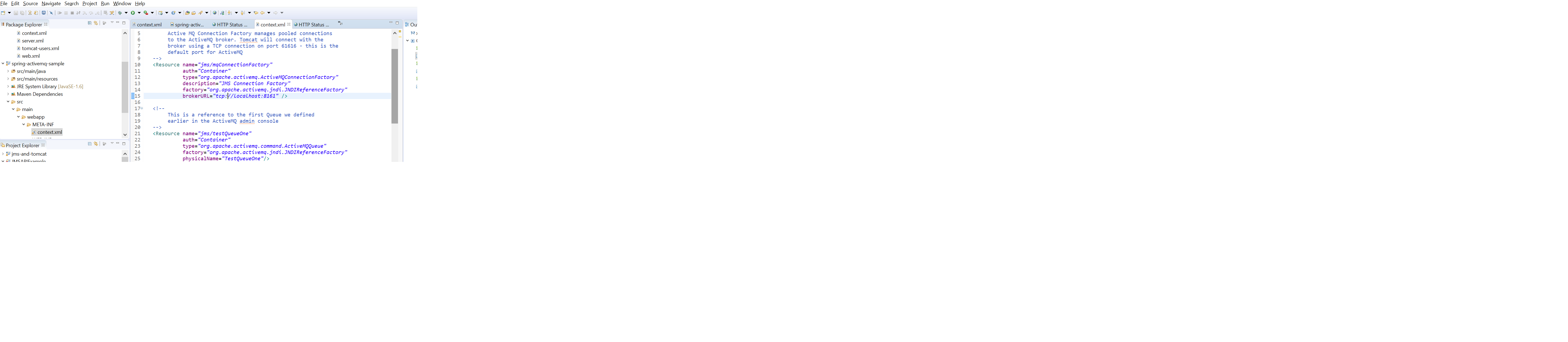 Solved: jms example error | Experts Exchange