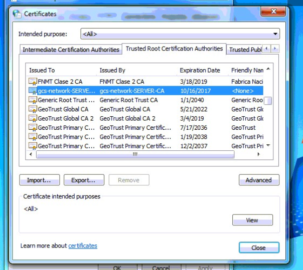 Solved: OUTLOOK - Security Certificate Issue | Experts Exchange