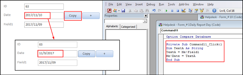 Solved: MS Access question VBA | Experts Exchange