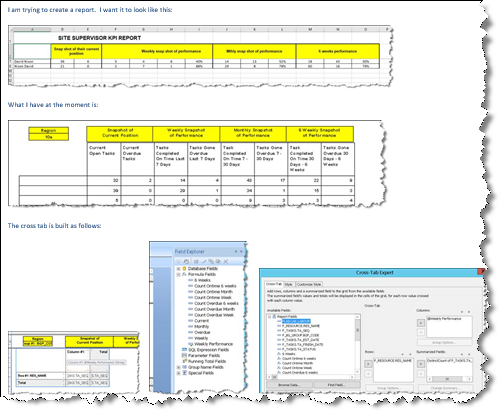 Solved: Crystal Reports Cross Tab | Experts Exchange